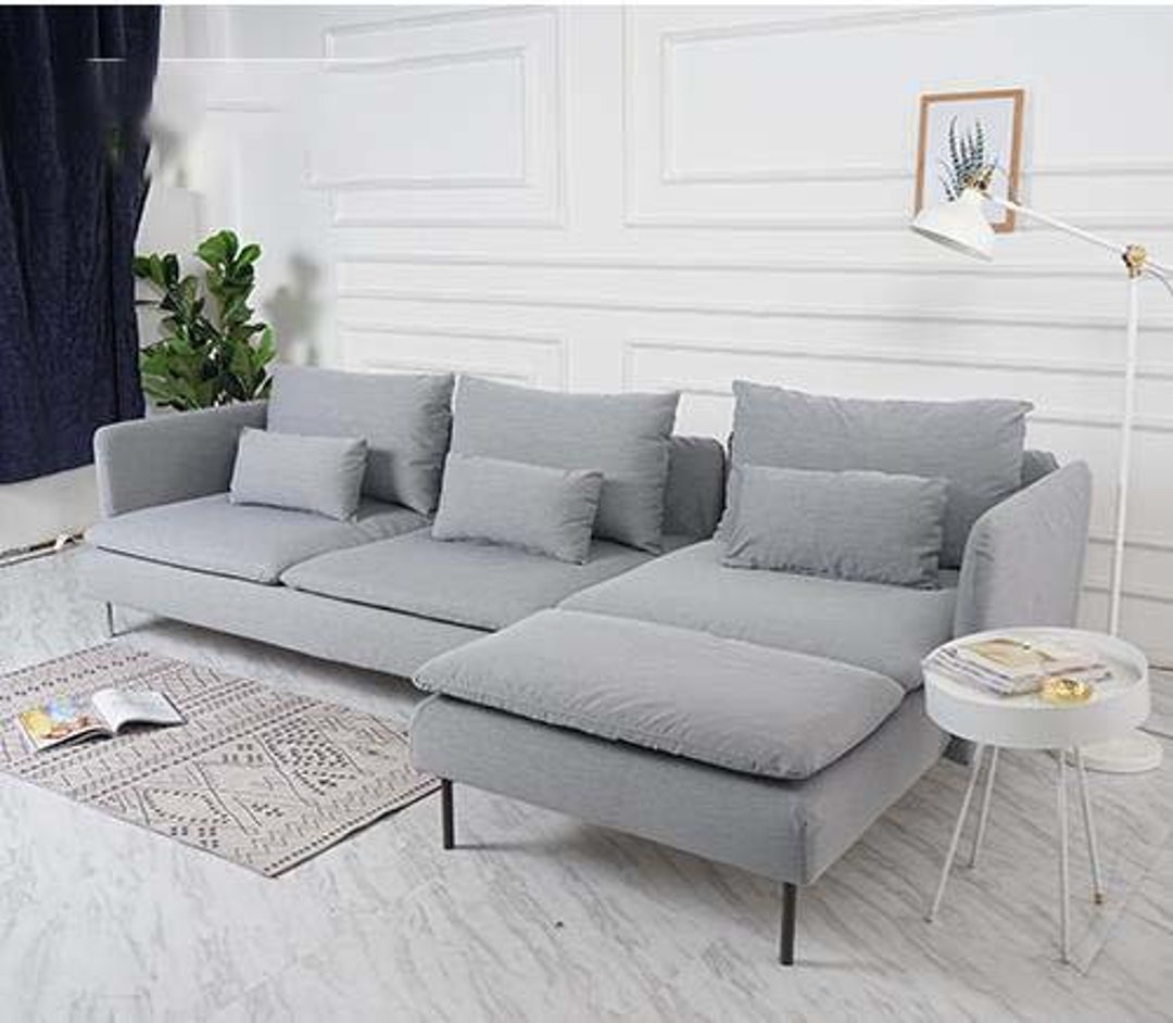 Soderhamn Cover, Ikea Soderhamn 3 Seat Plus Chaise Lounge Sofa Cover ...