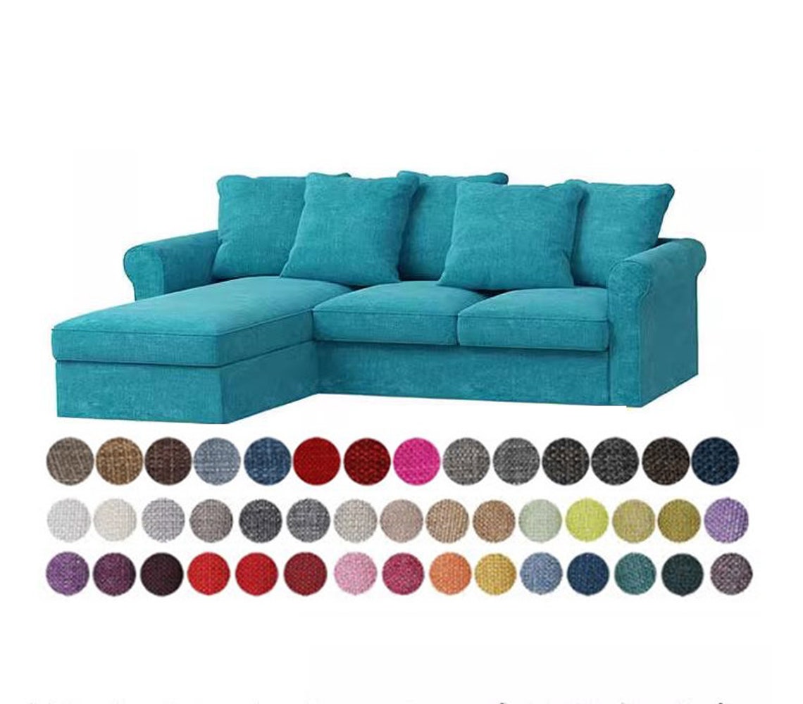 HÄRLANDA 2 Seat Sofa Bed With Chaise Lounge Sofa Cover , Ikea Harlanda ...