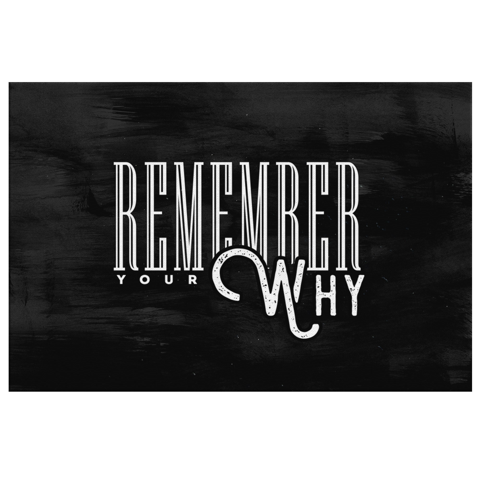 Remember Your Why Print, Framed & Ready to Hang, Motivational Wall Art ...