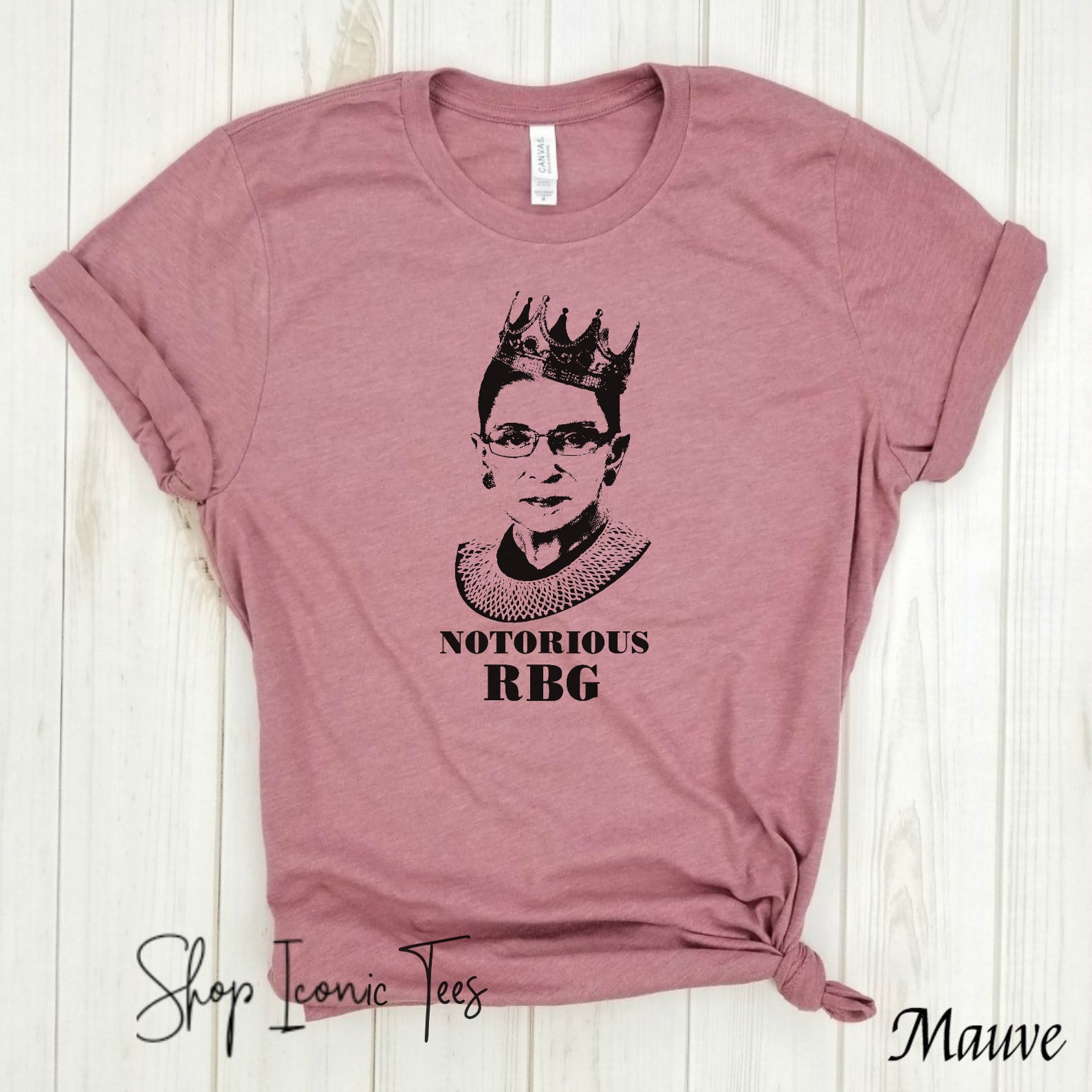 Notorious RBG BLACK Ruth Bader Ginsburg Shirt R.B.G Shirt | Etsy