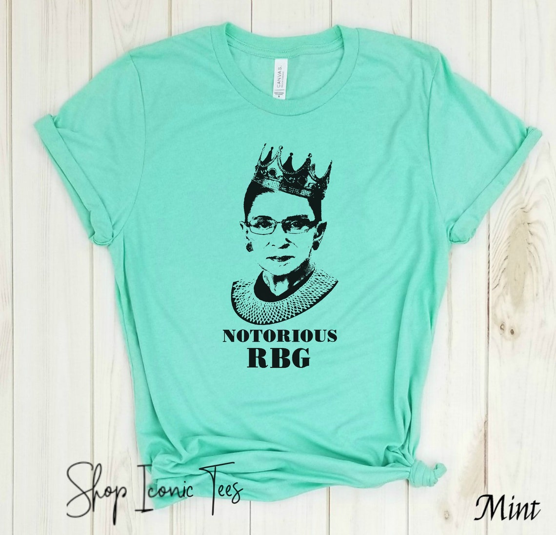 Notorious RBG BLACK Ruth Bader Ginsburg Shirt R.B.G Shirt - Etsy
