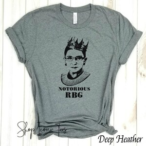 Notorious RBG BLACK Ruth Bader Ginsburg Shirt, R.B.G Shirt, Notorious ...