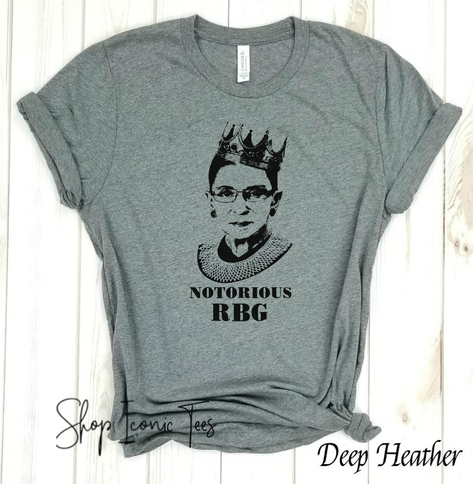 Notorious RBG BLACK Ruth Bader Ginsburg Shirt R.B.G Shirt - Etsy