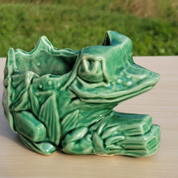 Mccoy Frog Planter - Etsy