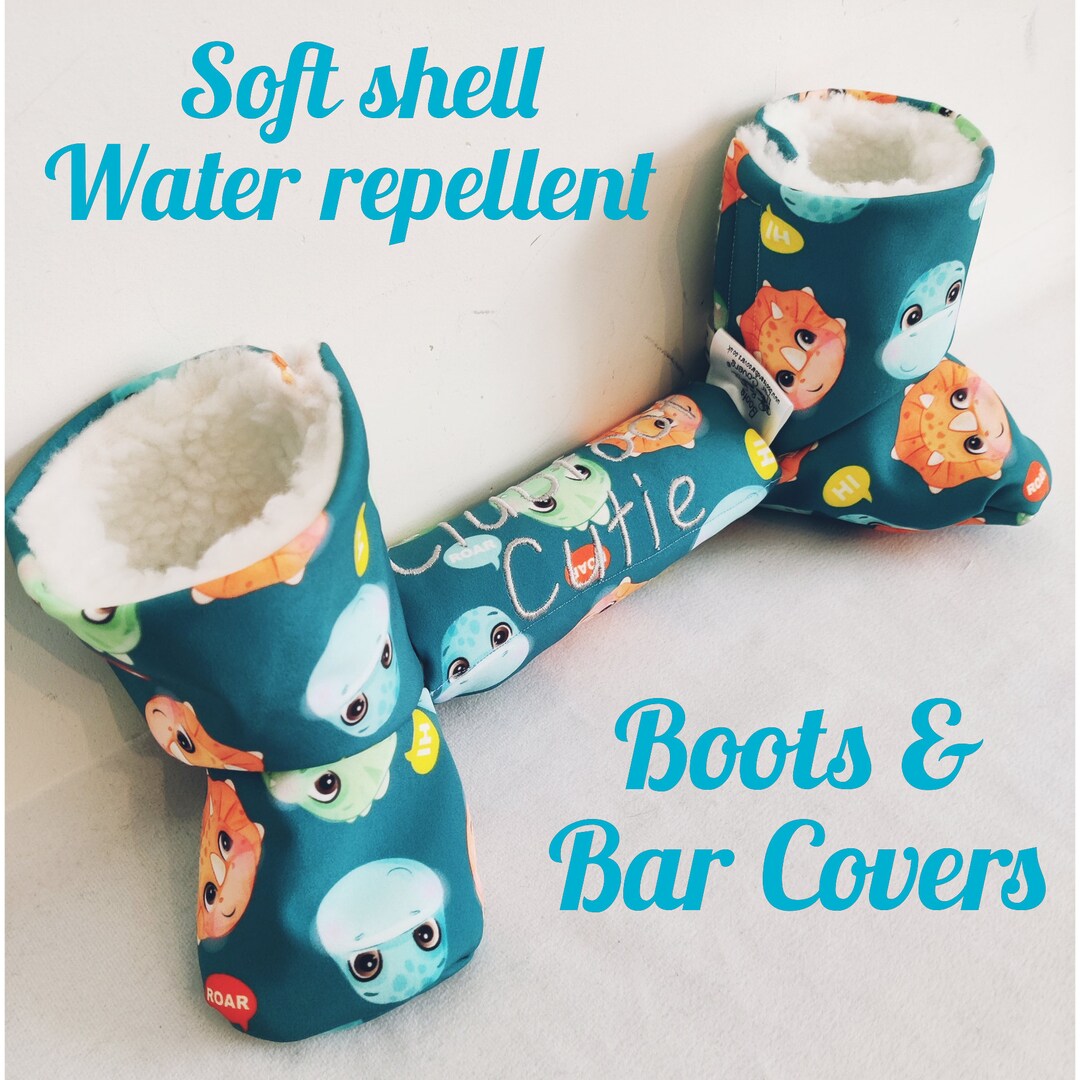 Clubfoot Matching Boot & Bar Covers Soft Shell Waterproof for Clubfoot ...