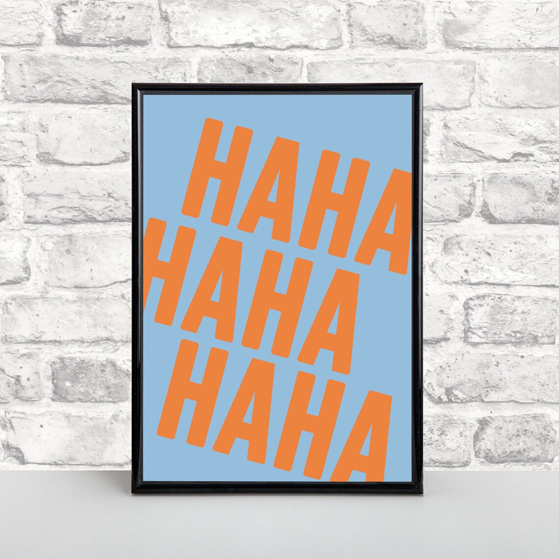 HAHAHAHAHAHA Print Poster Wall Art Home Decor Poster - Etsy