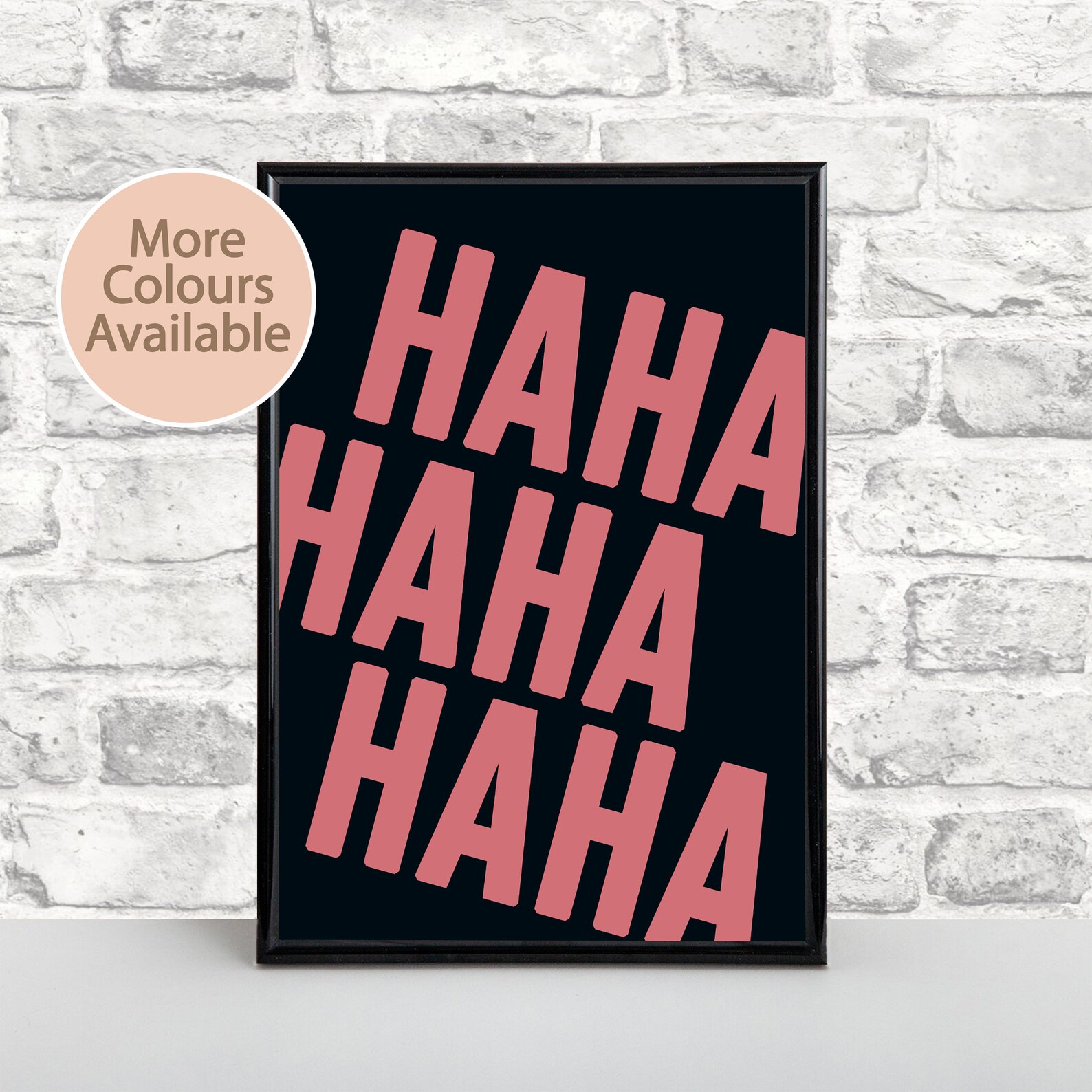 HAHAHAHAHAHA Print Poster Wall Art Home Decor Poster - Etsy
