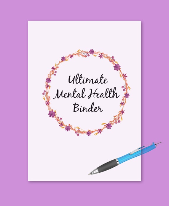 Ultimate Mental Health Binder Etsy