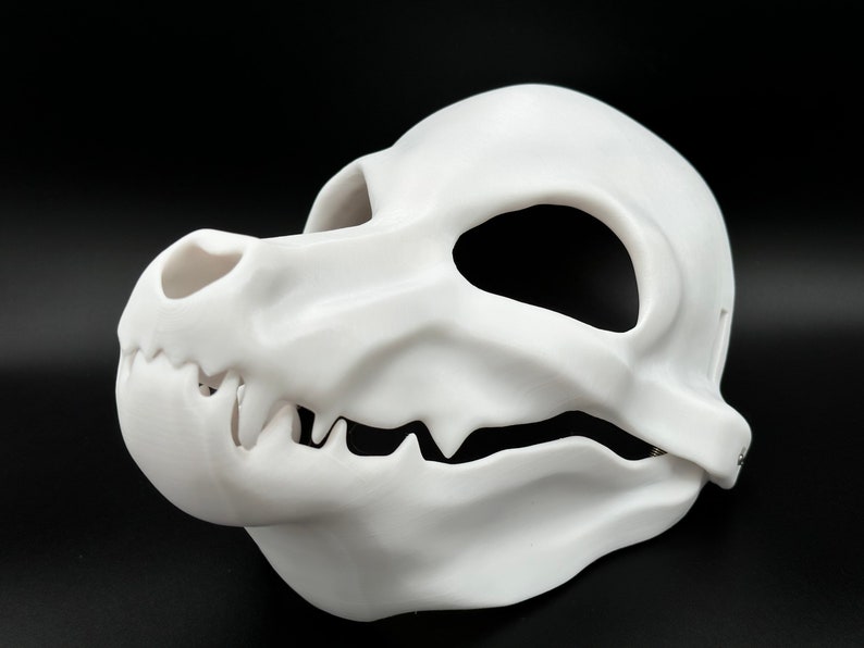Toony Wolf Skull Mask Movable Moving Hinge Jaw 3D Printed - Etsy