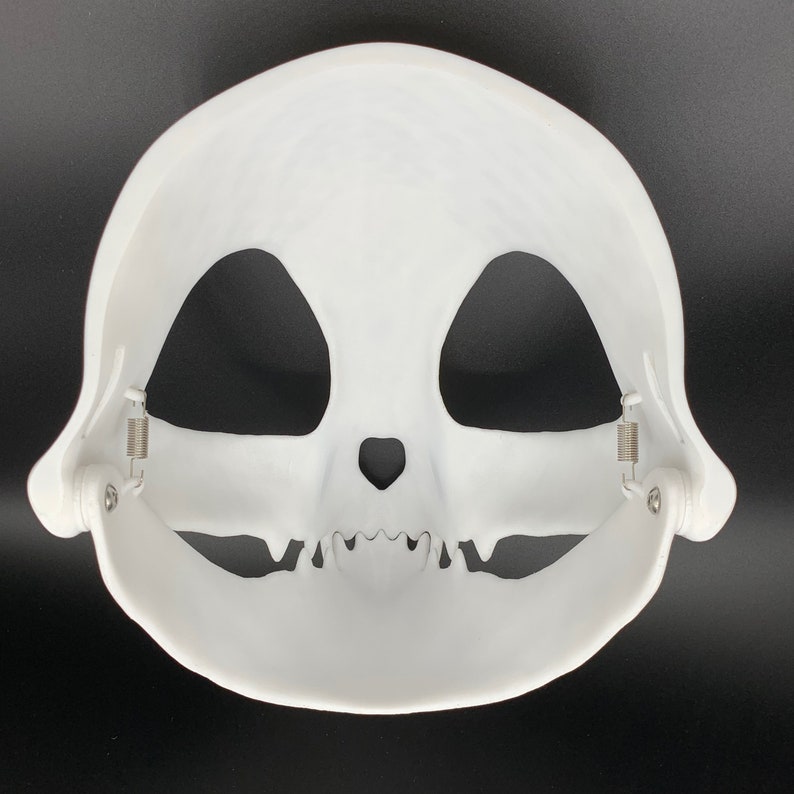 Toony Cat Feline Bone Skull Mask Movable Moving Hinge Jaw - Etsy