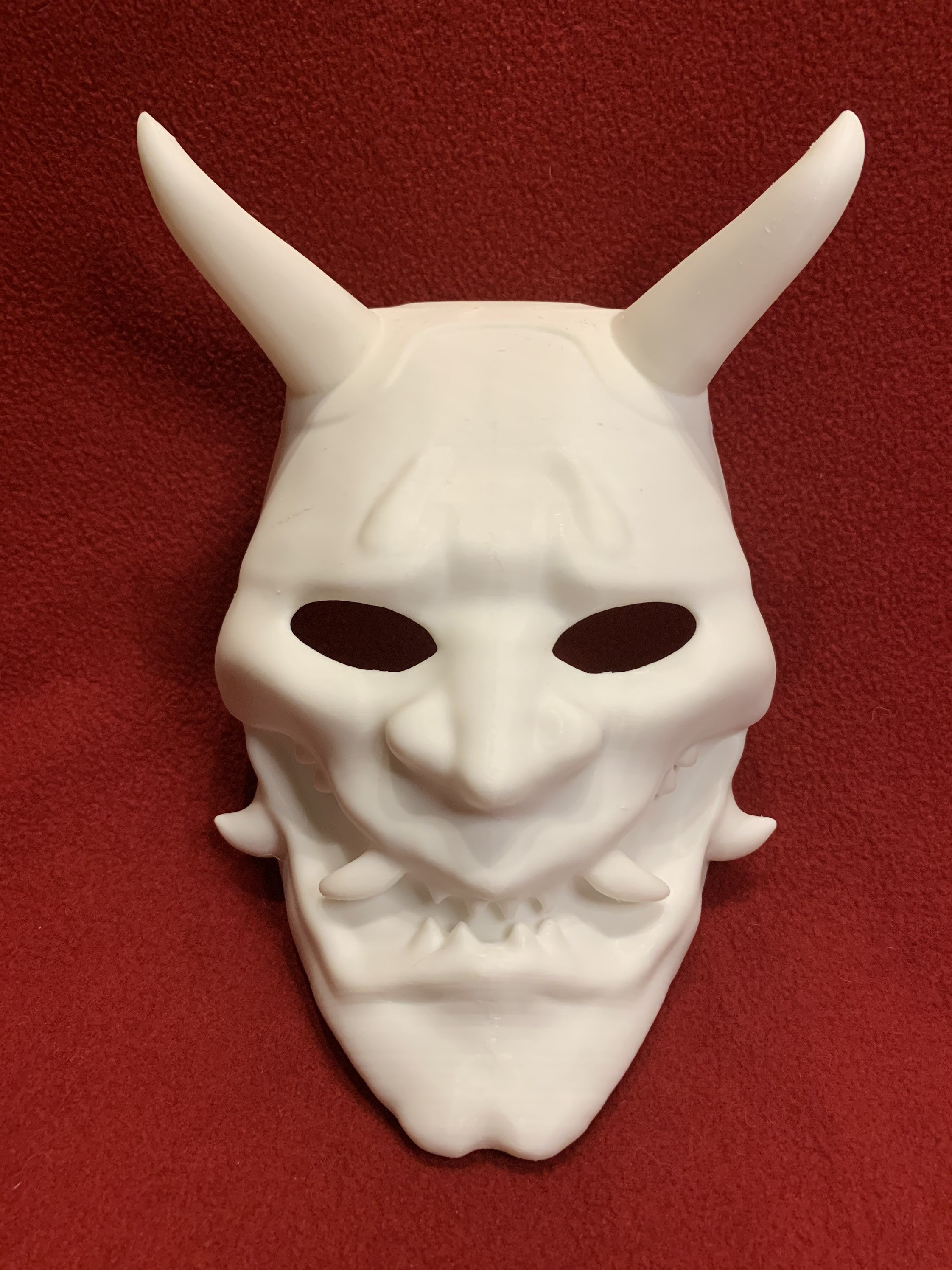 Overwatch Oni Genji Samurai Japanese Mask Raw 3D Print | Etsy
