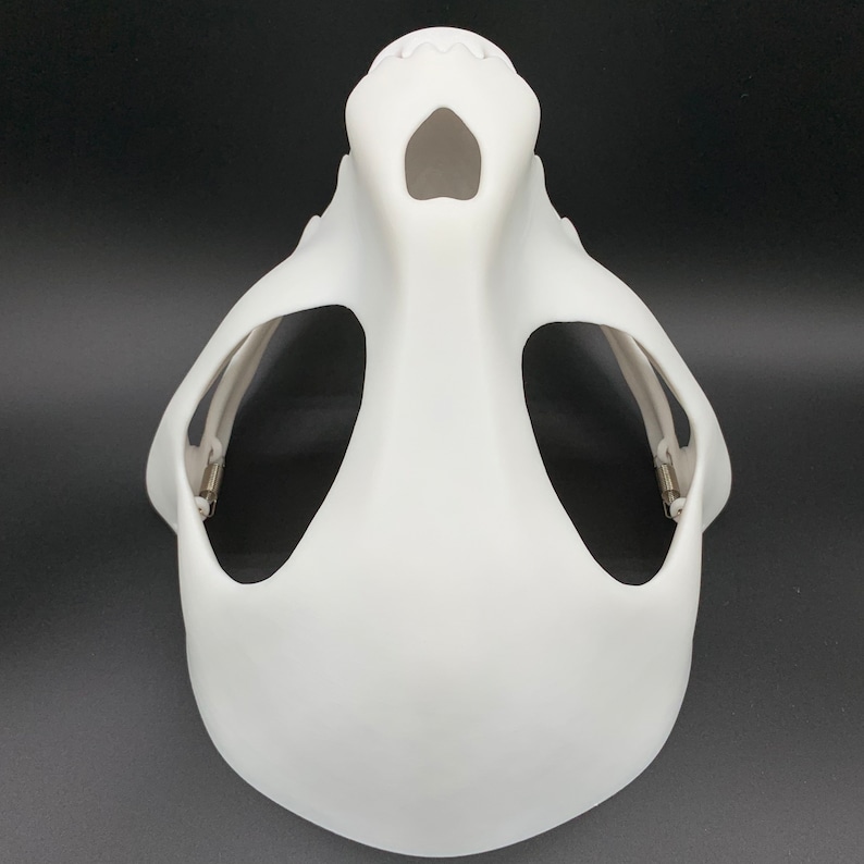 Toony Cat Feline Bone Skull Mask Movable Moving Hinge Jaw - Etsy