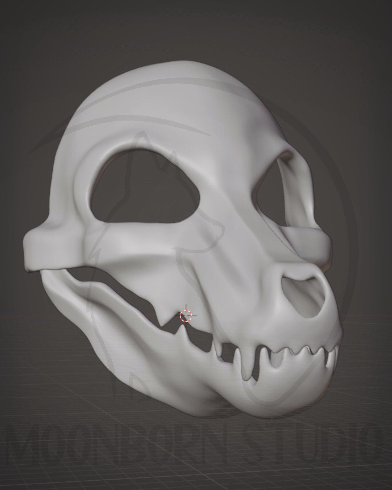 Toony Wolf Skull Mask Movable Moving Hinge Jaw 3D Printed - Etsy