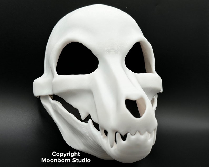 Toony Wolf Skull Mask Movable Moving Hinge Jaw 3D Printed - Etsy