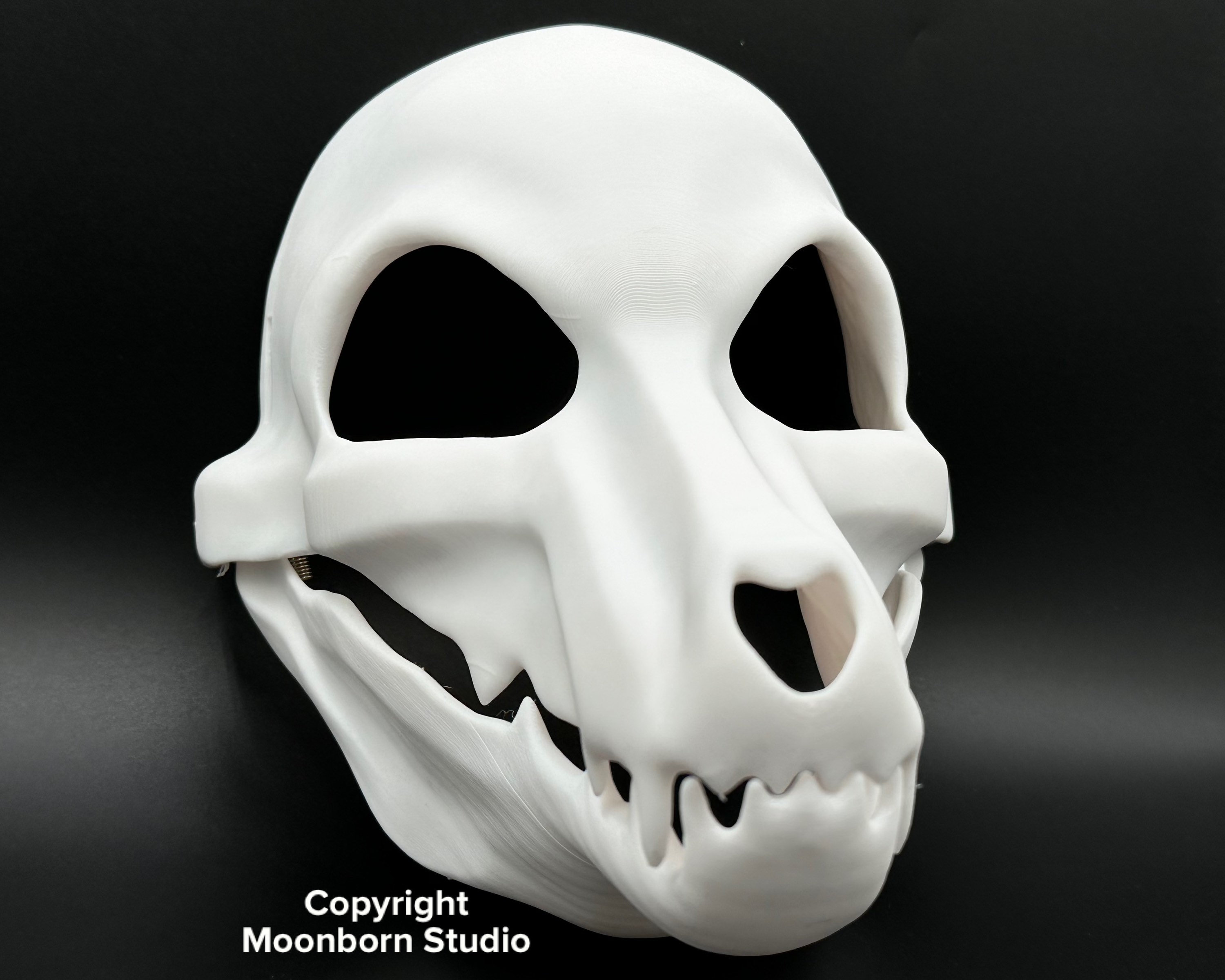 Toony Wolf Skull Mask Movable Moving Hinge Jaw 3D Printed - Etsy