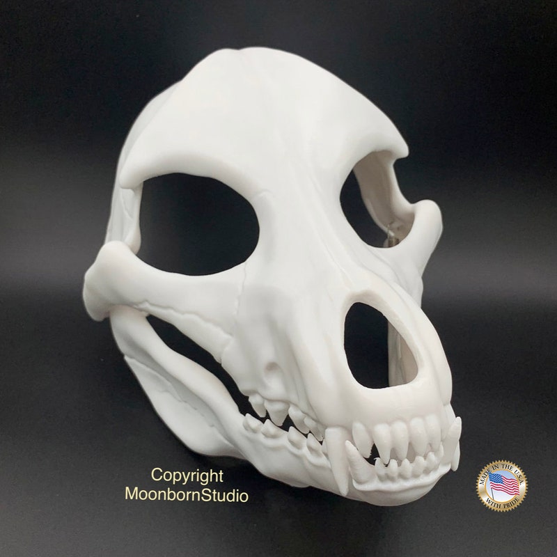 Skull Dog Mask - Etsy