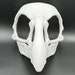 Raven Bird Skull Corvus Bone Skull Mask - Movable Moving Hinge Jaw- 3D ...