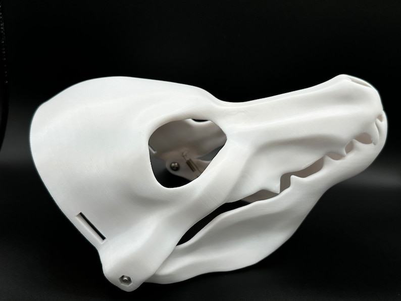 Toony Wolf Skull Mask Movable Moving Hinge Jaw 3D Printed - Etsy