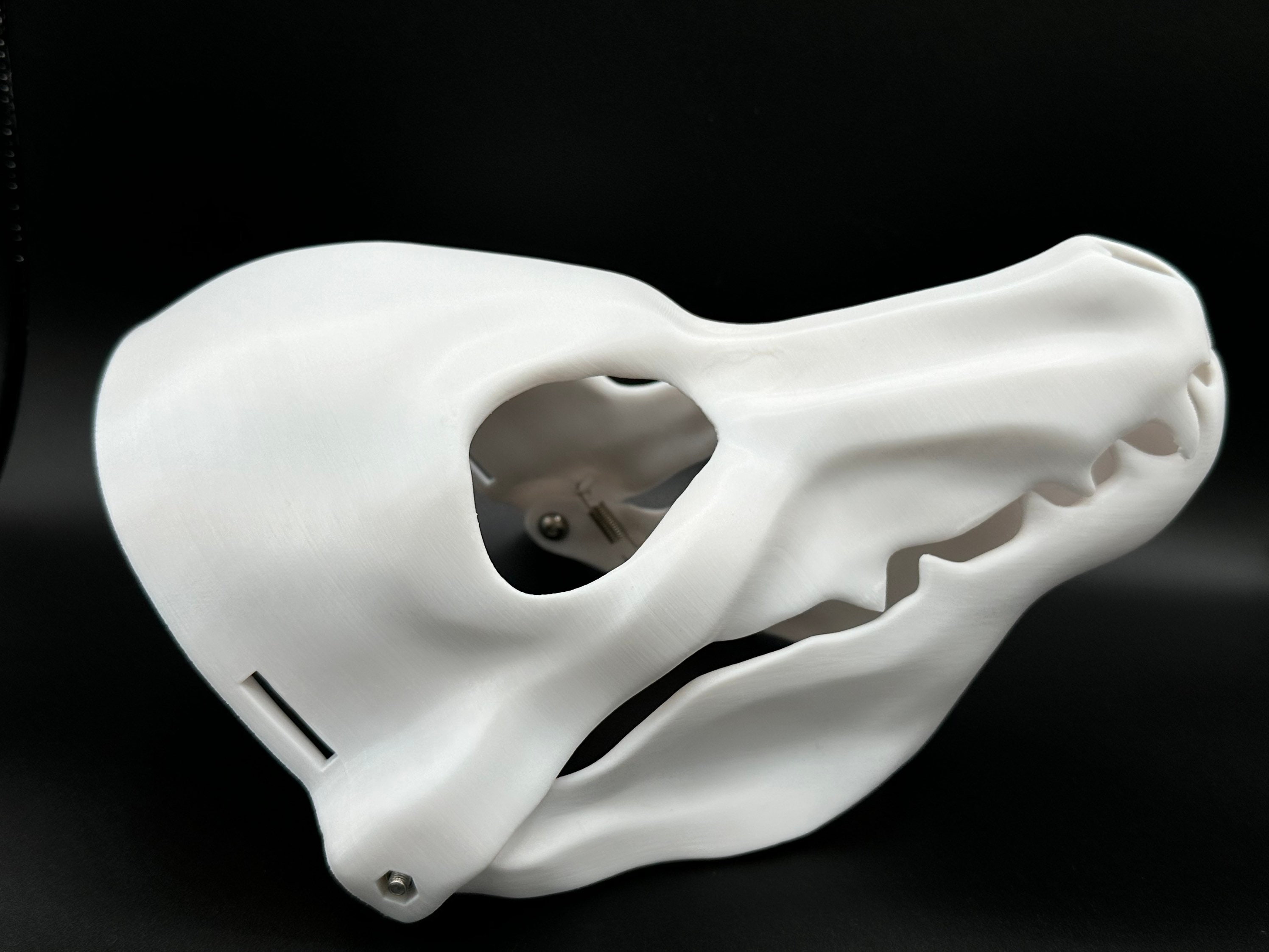 Toony Wolf Skull Mask Movable Moving Hinge Jaw 3D Printed - Etsy