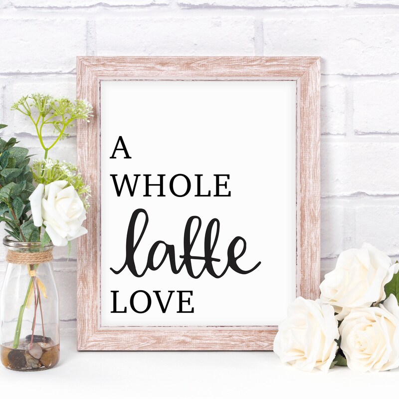Latte Love - Etsy