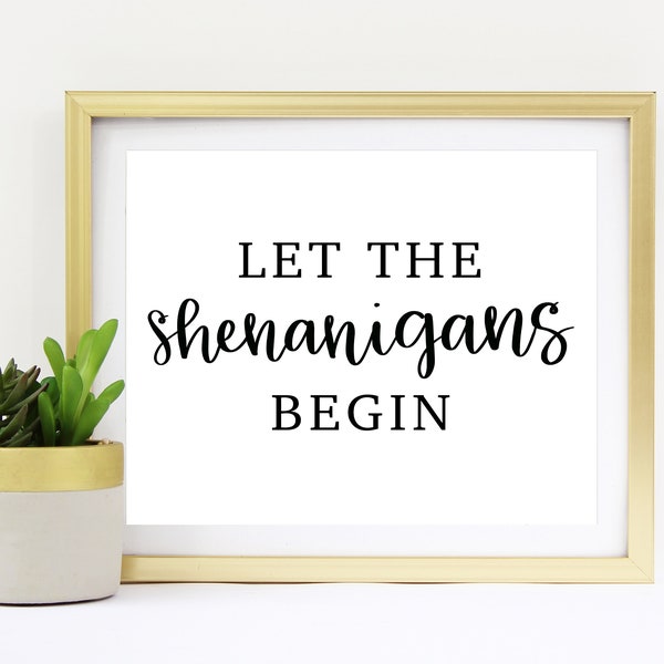 Shenanigans - Etsy