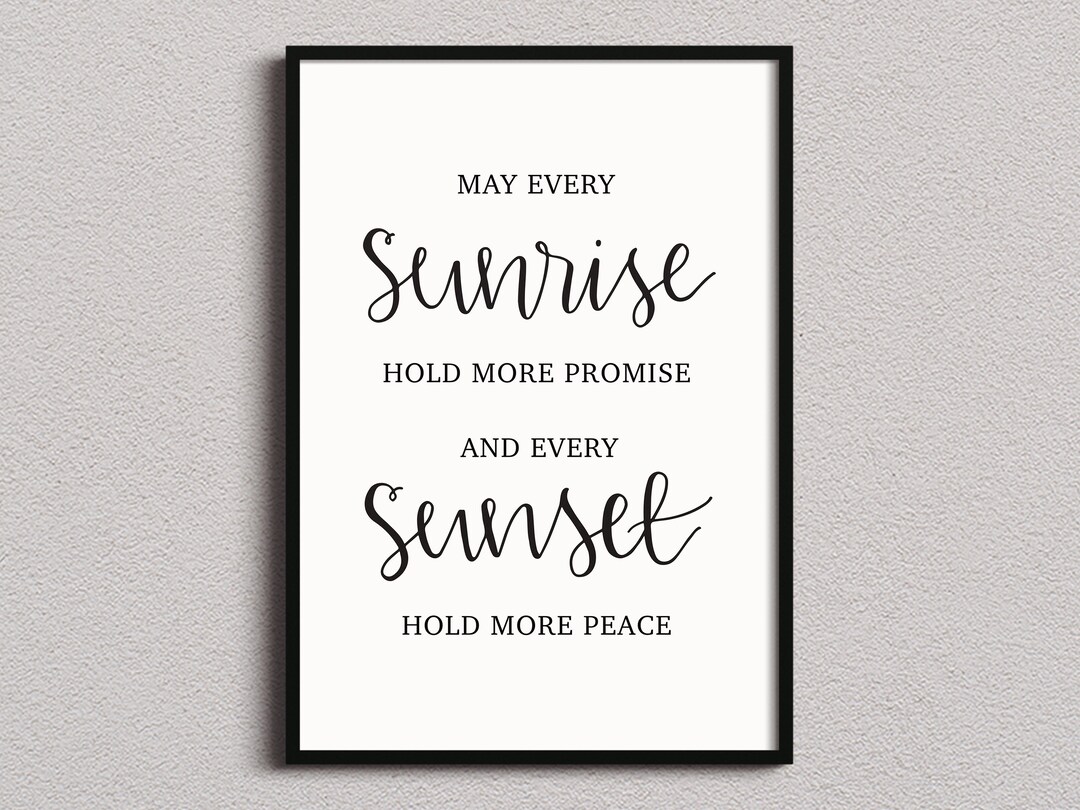 May Every Sunrise Bring More Promise Printable - Coastal Travel Quote ...