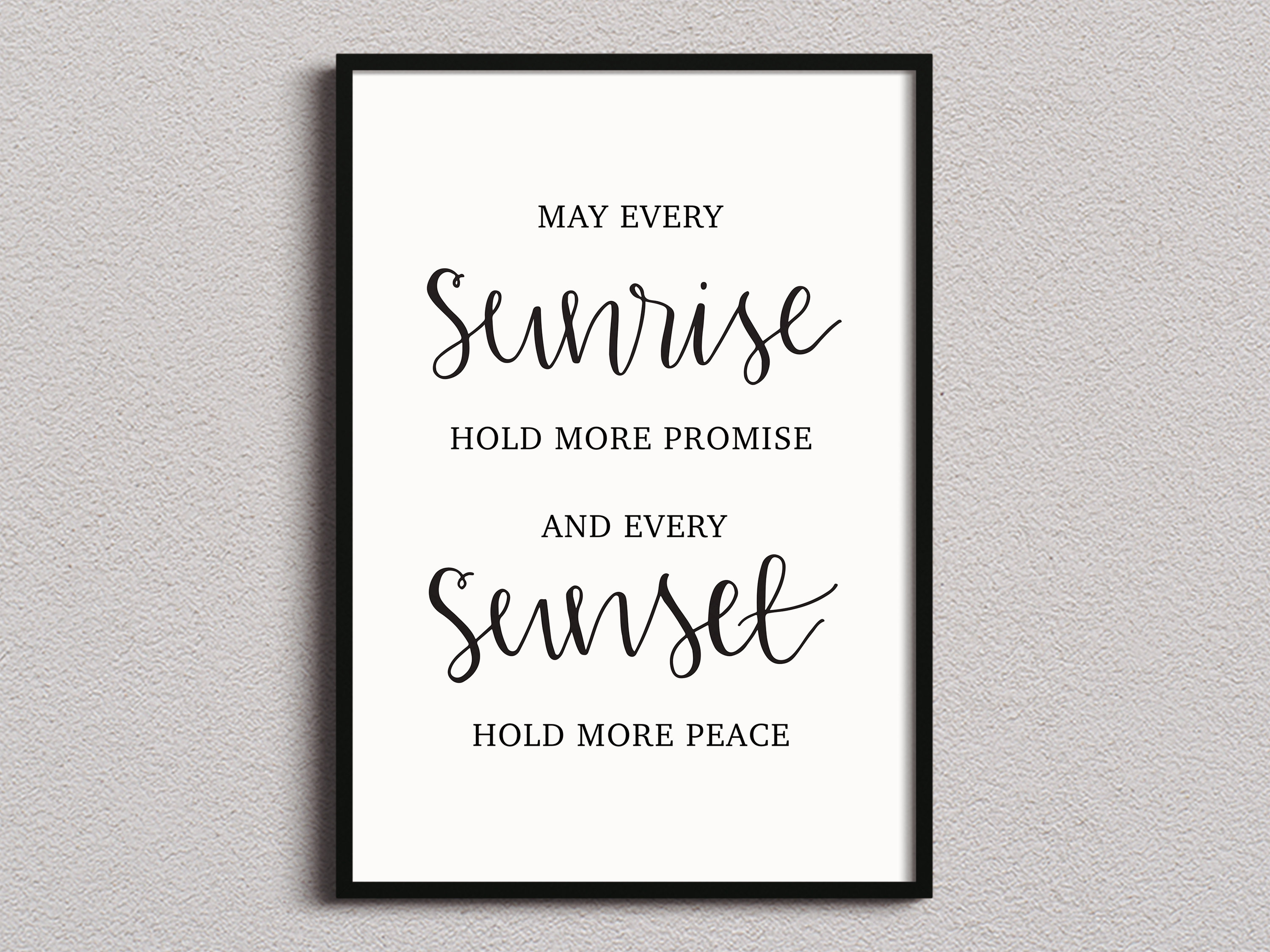 May Every Sunrise Bring More Promise Printable - Coastal Travel Quote ...
