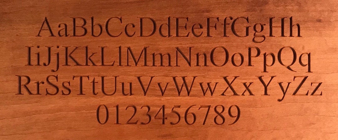 Letter Carving, per Character - Etsy