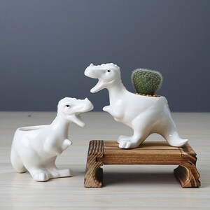 Tyrannosaurus Rex Succulent Planter T-rex Dinosaur Planter - Etsy