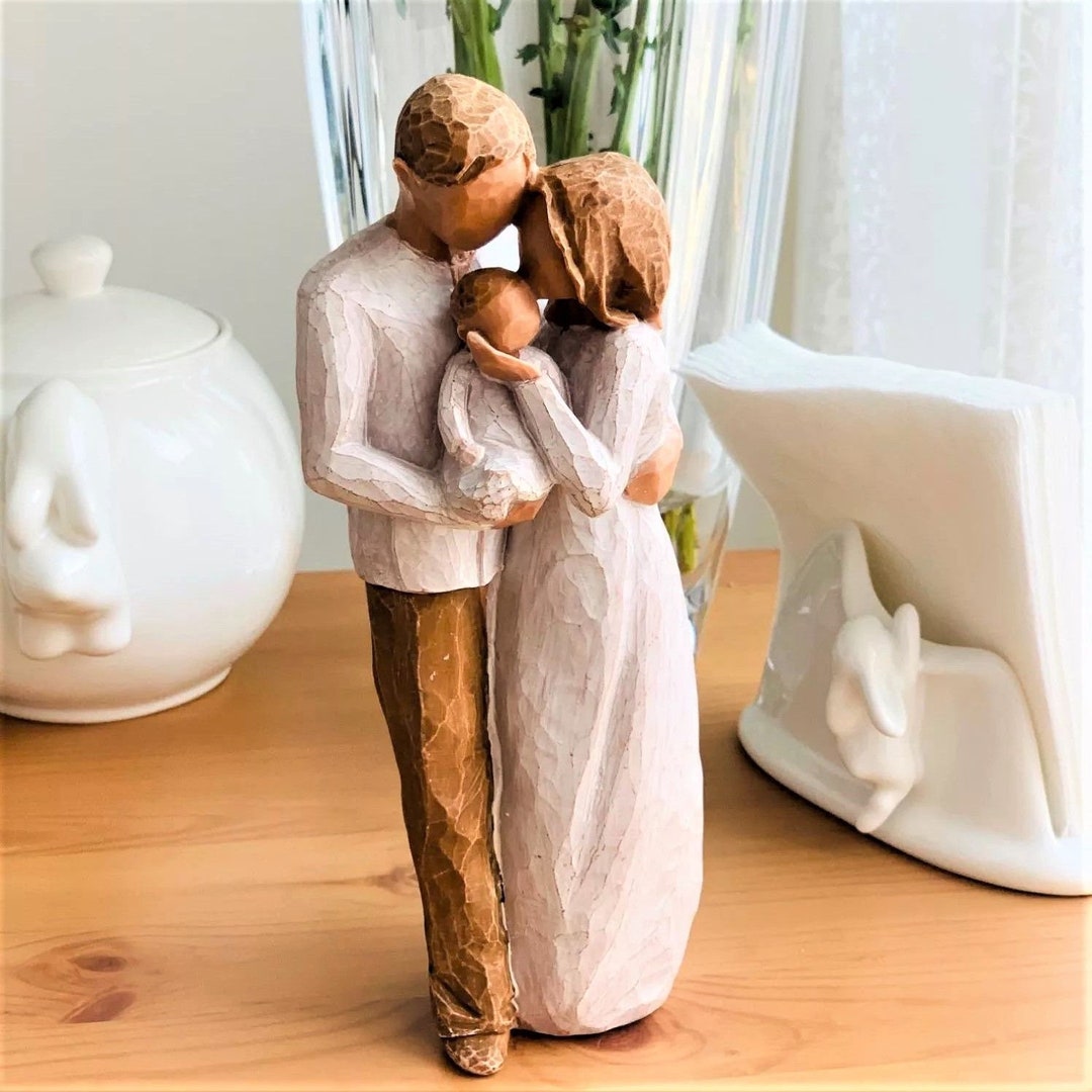 Mom Dad & Kids Figures for Home Accents Decor Family - Etsy