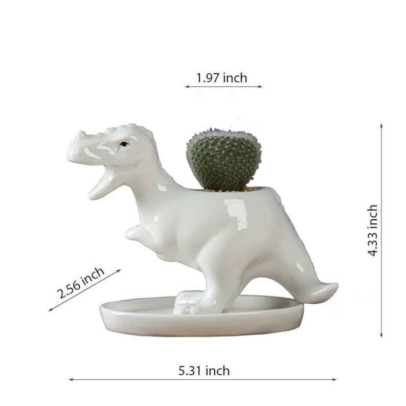 Tyrannosaurus Rex Succulent Planter T-rex Dinosaur Planter | Etsy