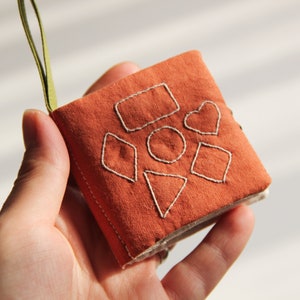 Mini Fabric Book Baby First Book Cloth Book of Shapes and - Etsy