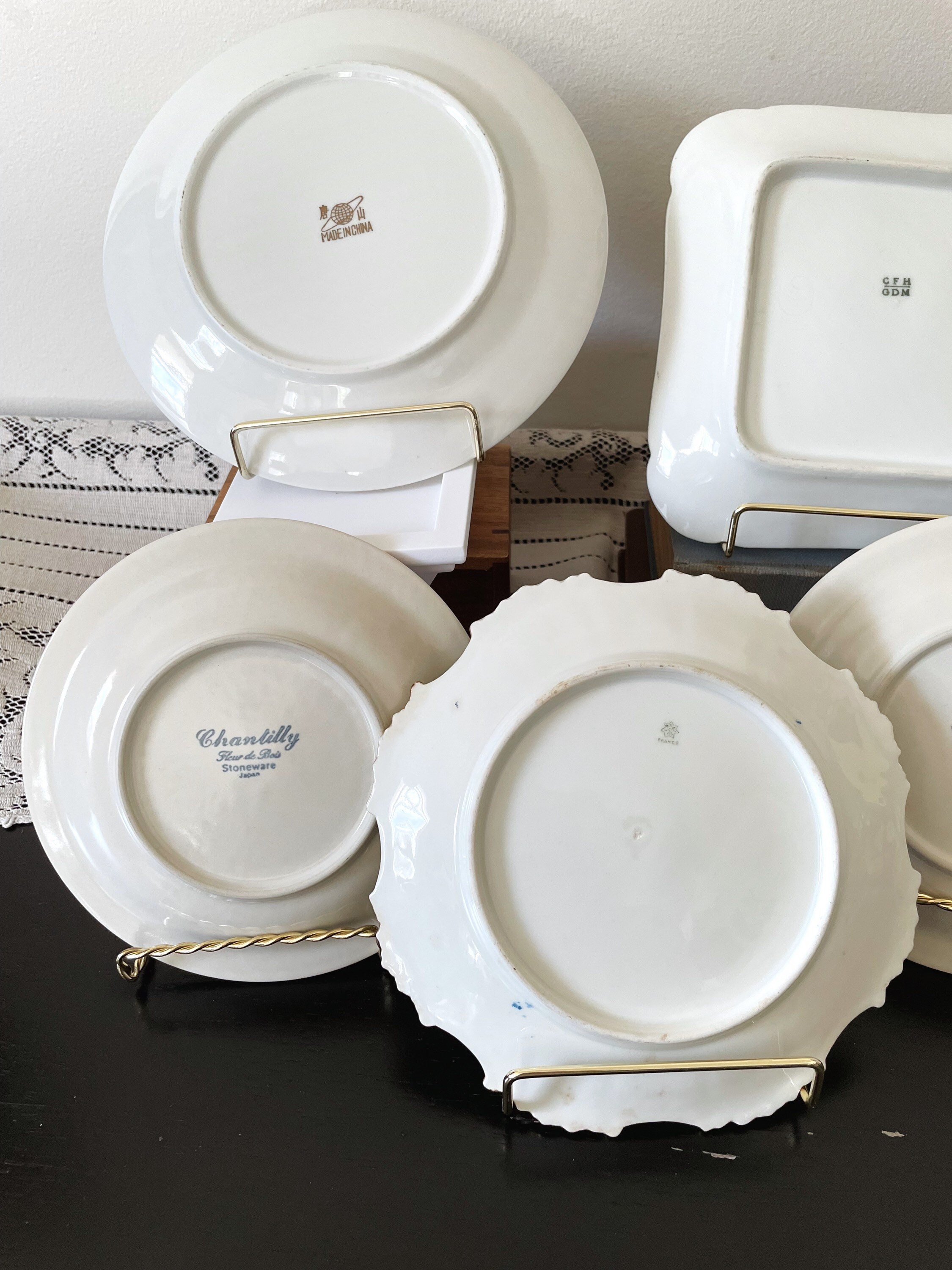 Antique Decorative Plate, Vintage Floral Plate, Limoges 19th Century ...