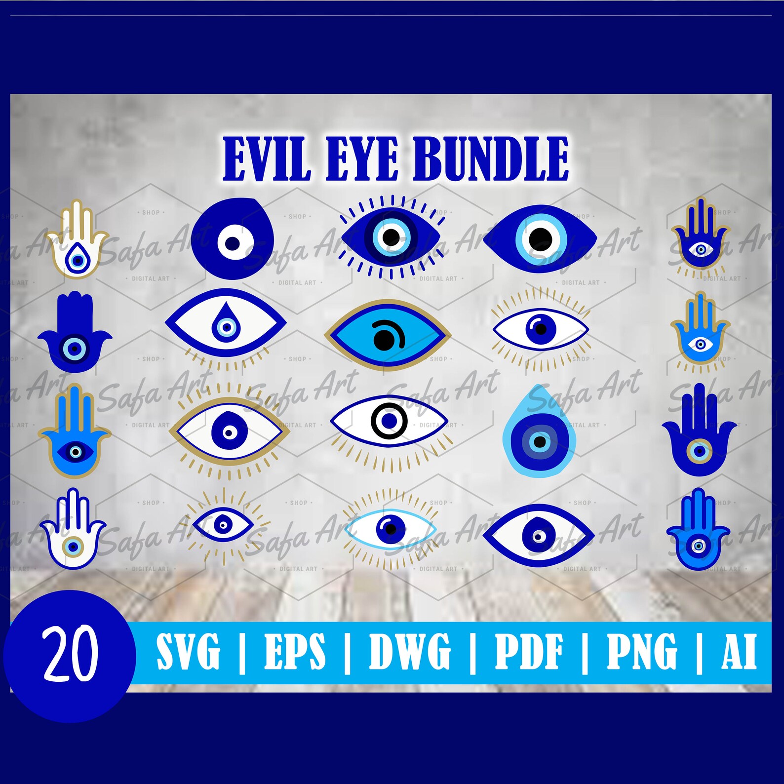 Evil Eye SVG Bundle 3 20 Spiritual Svg Witchy Svg SVG | Etsy Hong Kong