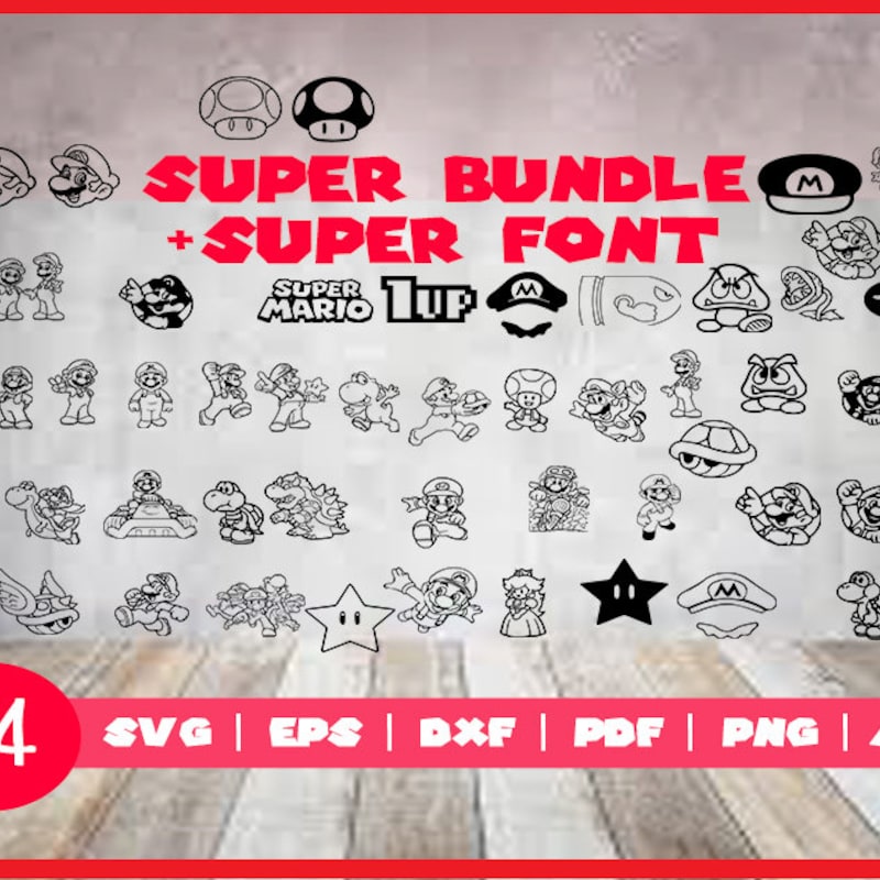 Super Mario Hats - Etsy