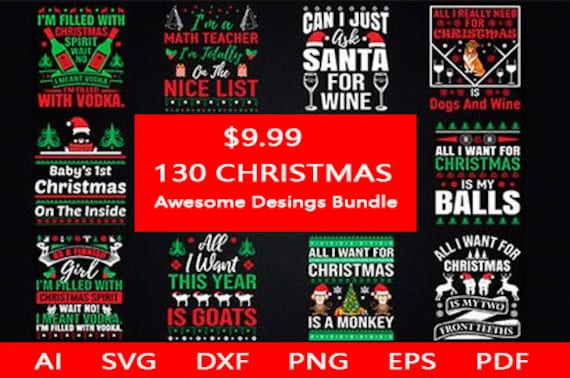 Christmas Designs Extended Bundle Digital Product instant | Etsy