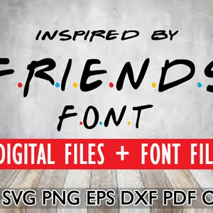 Handwritten Font Bundle + Friends Tv-show Font With Dots, Wedding Font ...