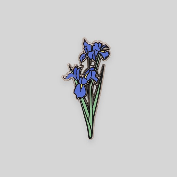 Flower Enamel Pin - Etsy
