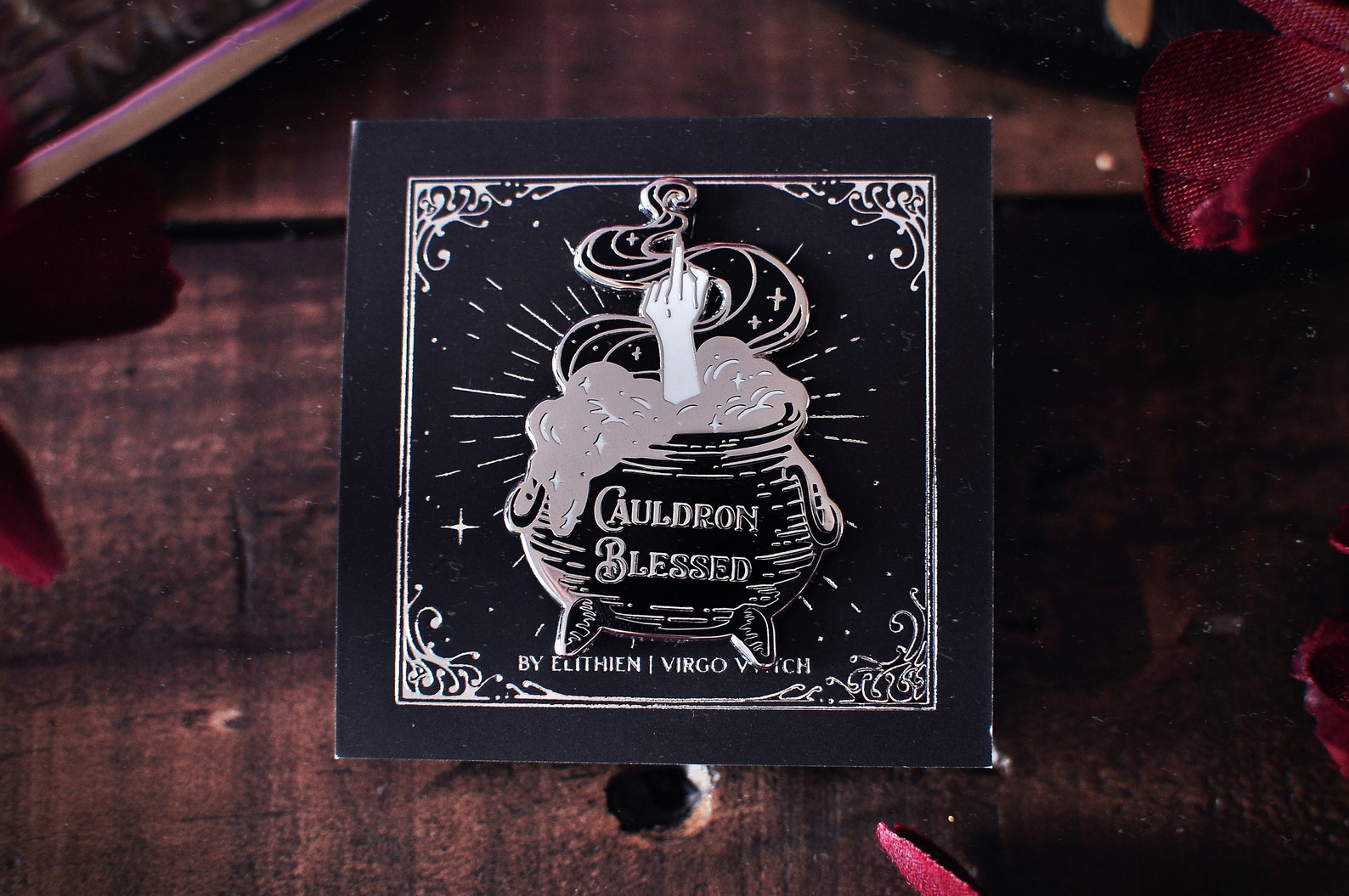 Cauldron Blessed Nesta ACOTAR Enamel Pin - Etsy