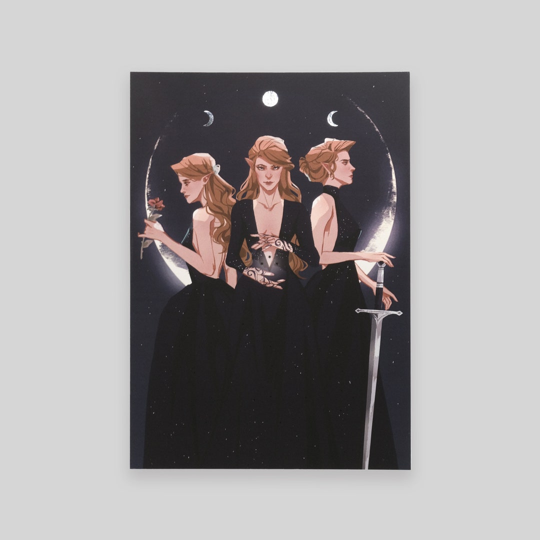 Archeron Sisters ACOTAR Silver Foil A5 Print - Etsy