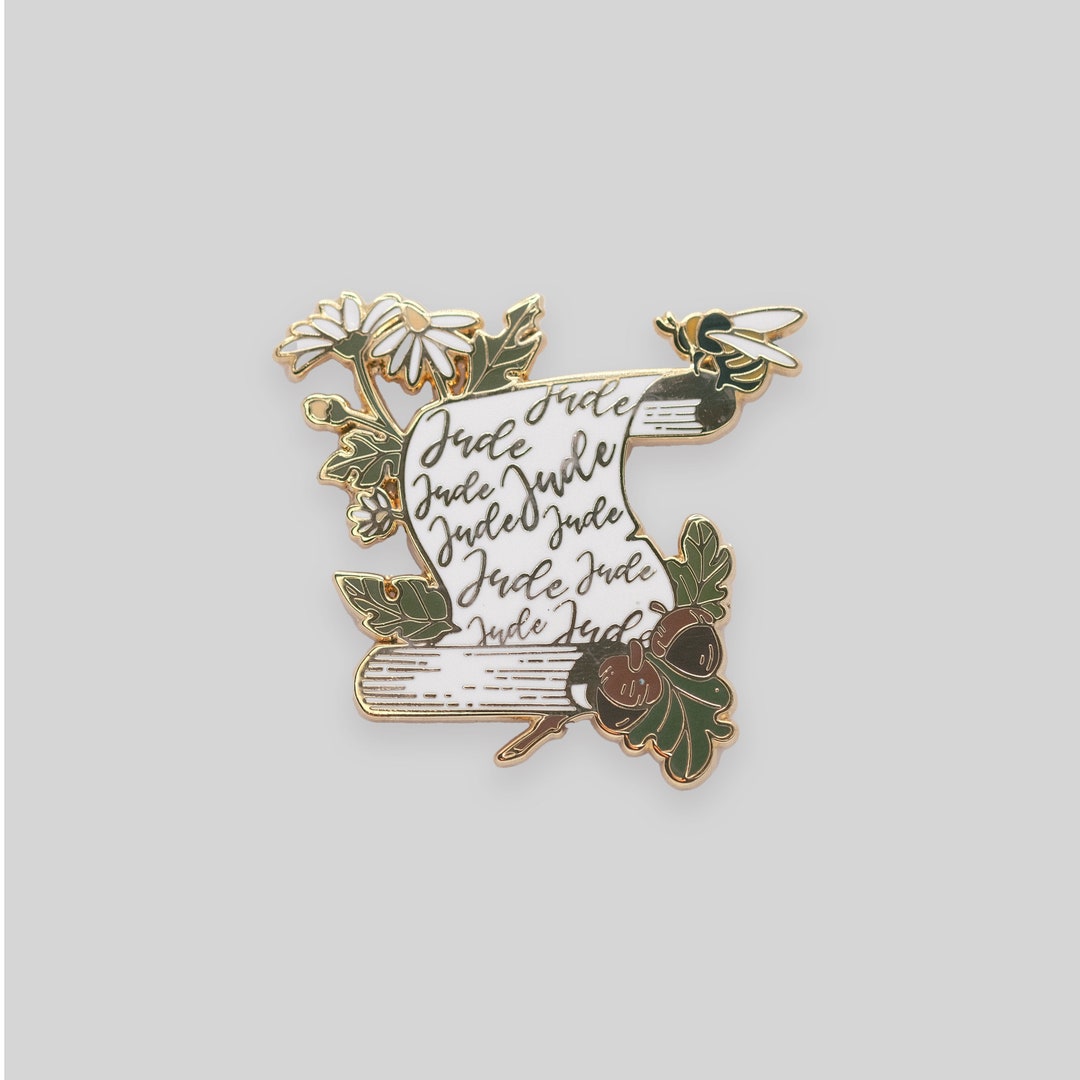 Jude Letter the Cruel Prince Enamel Pin - Etsy