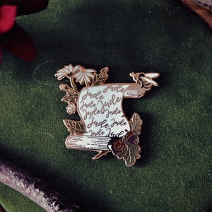 Jude Letter the Cruel Prince Enamel Pin - Etsy