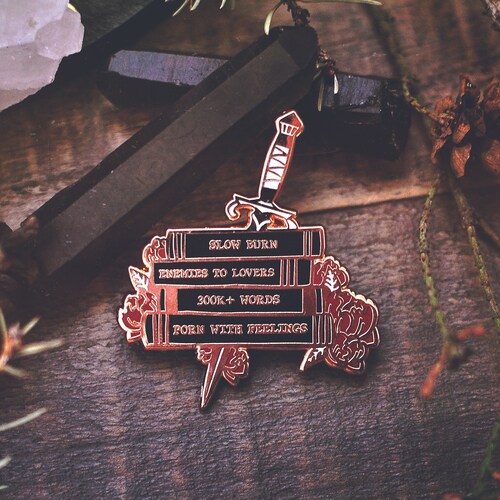 Fanfic Writer Pin Fandom Enamel Pin Anime Enamel Pin Fanfic - Etsy