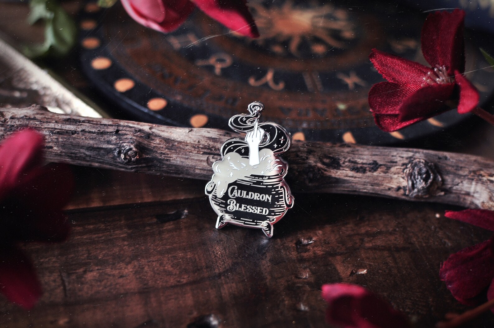 Cauldron Blessed Nesta ACOTAR Enamel Pin - Etsy