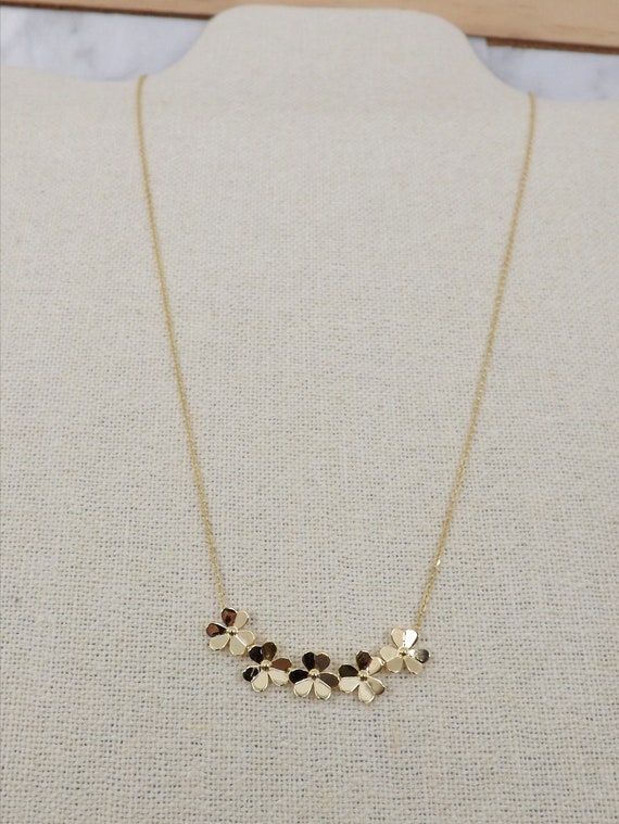 Solid Gold Necklace: 18k Solid Yellow Gold 45cm Necklace With | Etsy