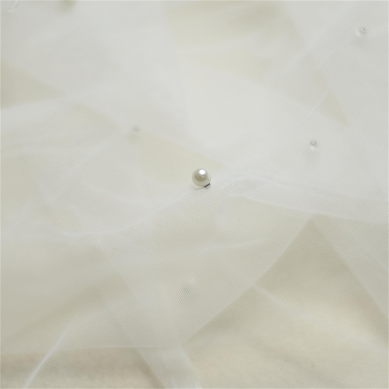 Soft and Delicate Tulle Fabric in the Yard Pearl Beaded Lace - Etsy