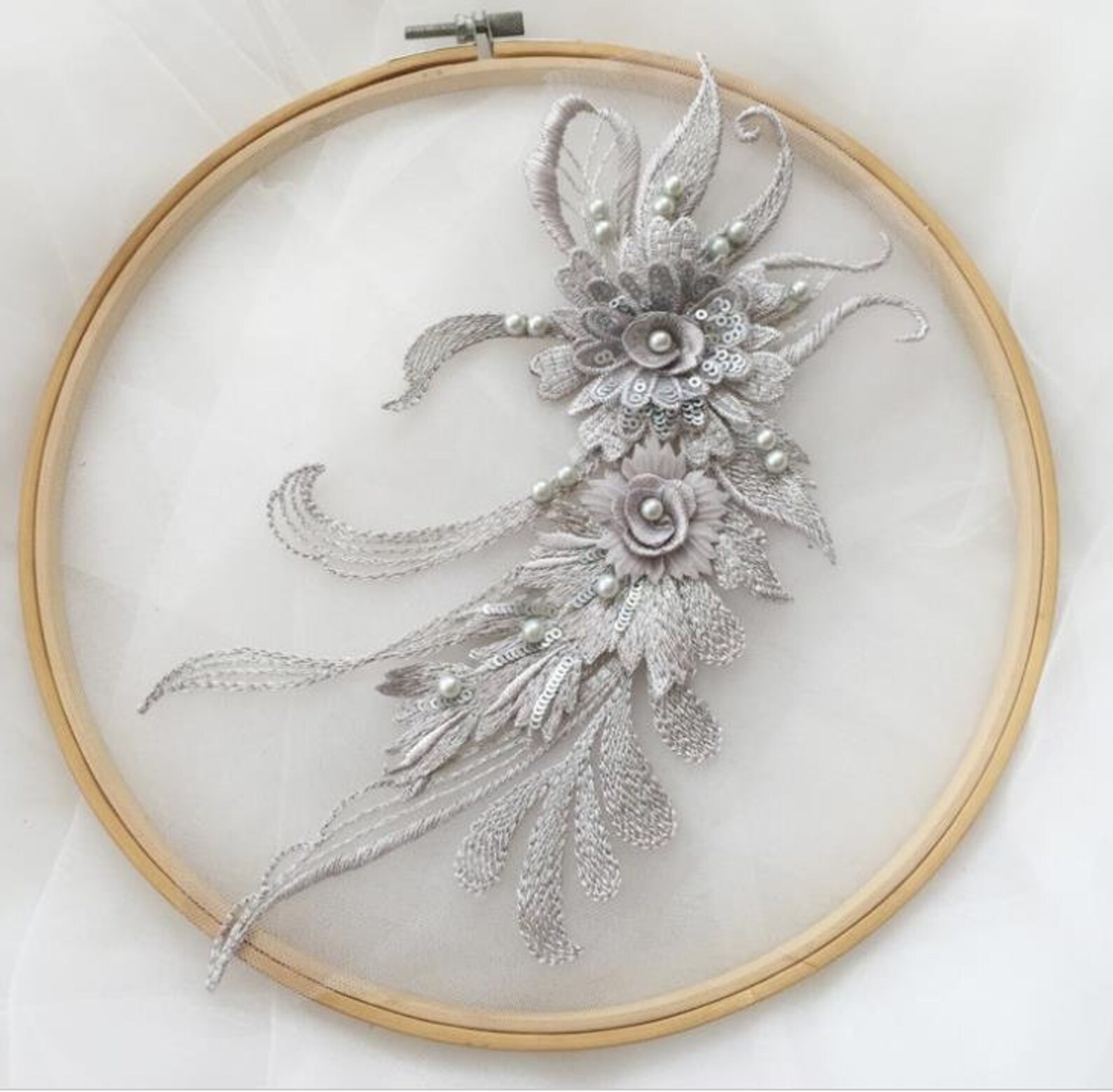 3D beaded artificial pearl decals for lyrical dance costumes | Etsy