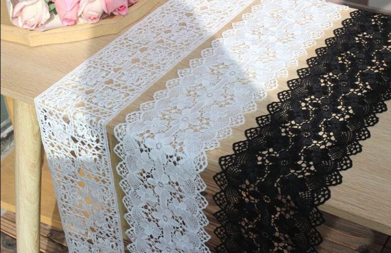 1 YARD Beautiful Wide Lace Decoration Bridal Wedding Dress | Etsy