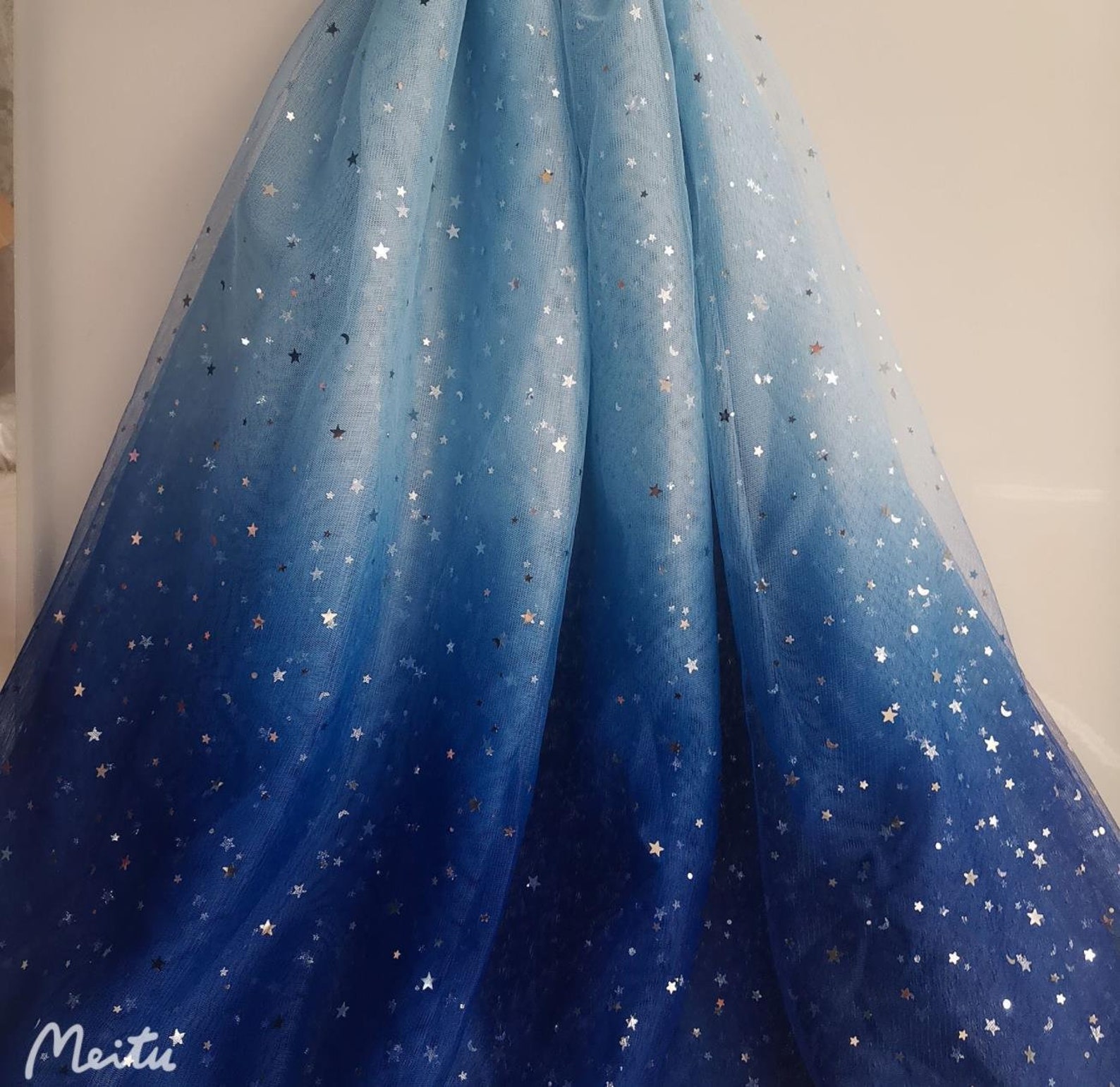 Bingbing Gradient Star Moon Lace Fabric Soft Star Moon Lace - Etsy