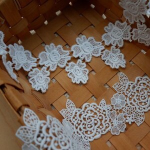 Rose Flower Lace Decoration - Bridal Flower Lace Decoration, Wedding ...